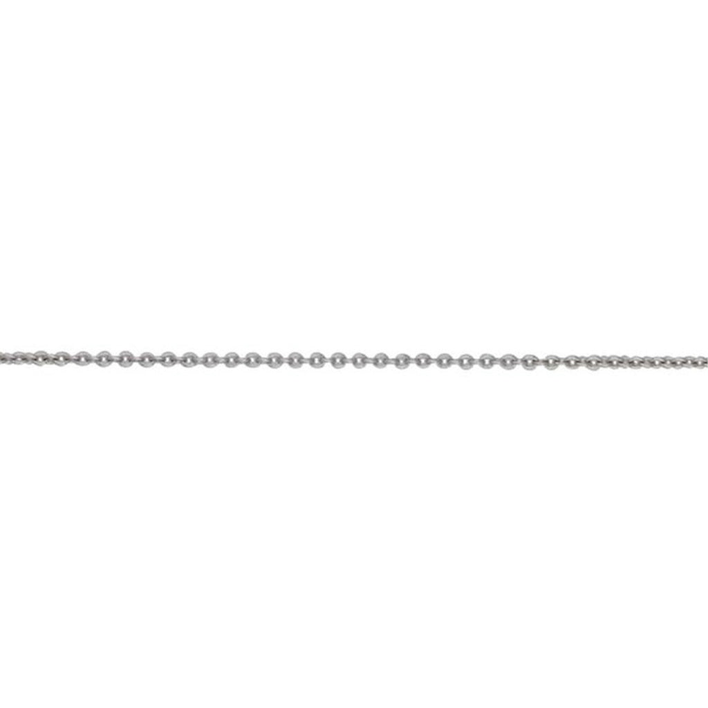 Curteis 18ct White Gold Adjustable Trace Chain 16 to 18" – BALDWIN ...