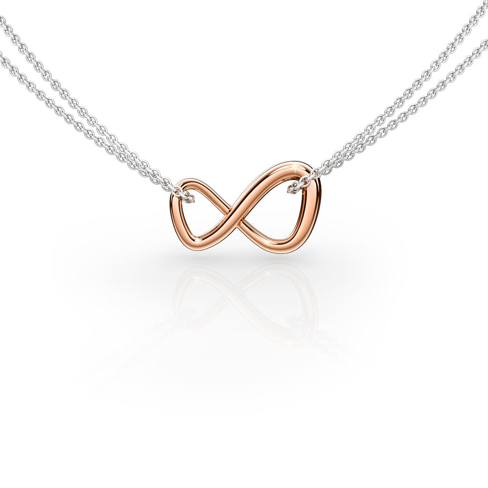 Infinity Pendant - Rose Gold – BALDWIN Jewellery